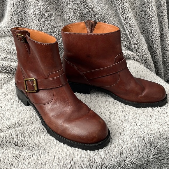 Marc By Marc Jacobs | Shoes | Marc By Marc Jacobs Brown Chunky Heel ...